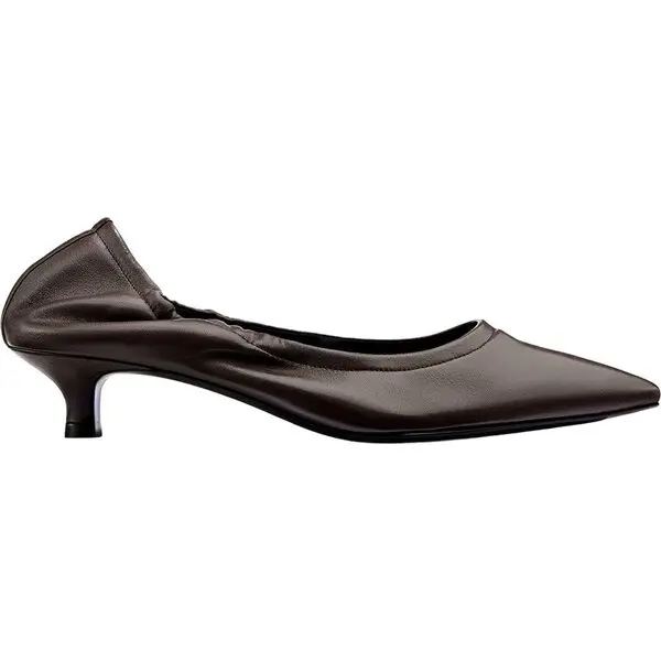 MARGAUX The Roma Pumps - Espresso Nappa