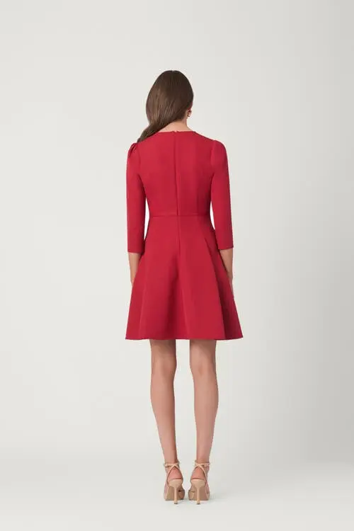 Shoshanna Crepe Cindy Dress