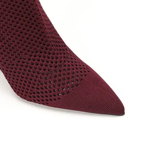 KNEETOES Brooklyn Knit Point Boot