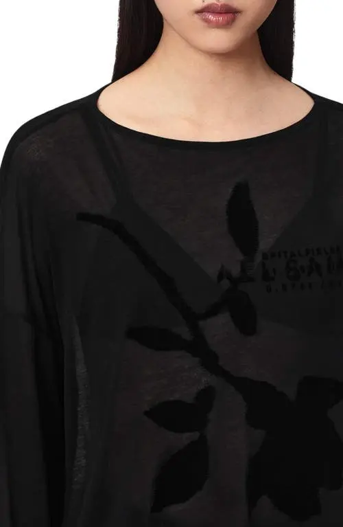 ALLSAINTS Athea Rita Tencel™ Modal Graphic Tee