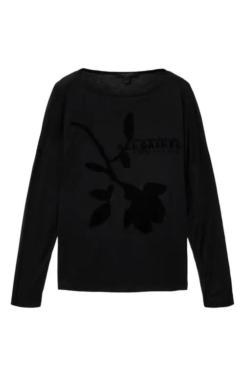 ALLSAINTS Athea Rita Tencel™ Modal Graphic Tee