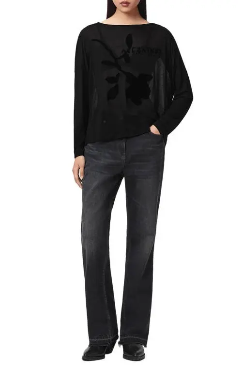 ALLSAINTS Athea Rita Tencel™ Modal Graphic Tee
