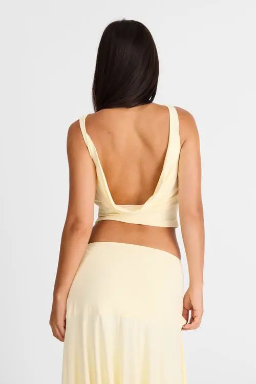 SASHA THERESE Talia Top - Butter