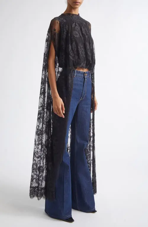 Zimmermann Valiant Lace Cape Top