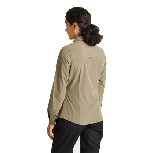 CRAGHOPPERS Expert Kiwi Long-sleeved Shirt - Pebble