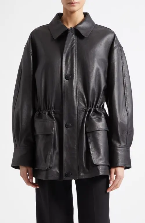 ARMA Maeve Vegetal Leather Jacket - Black