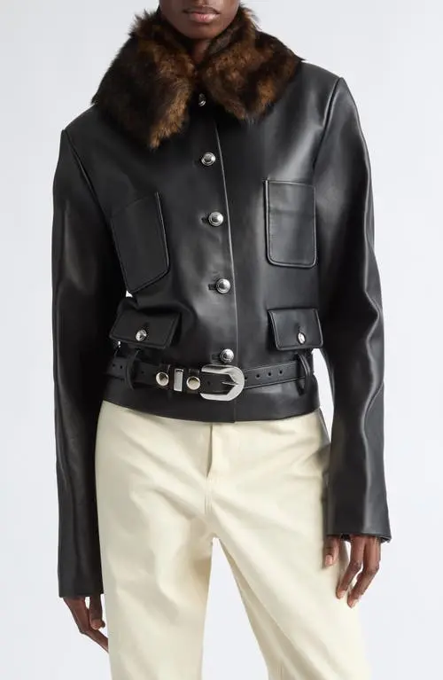 Altuzarra Simons Leather Jacket