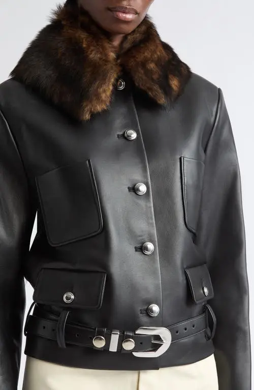 Altuzarra Simons Leather Jacket