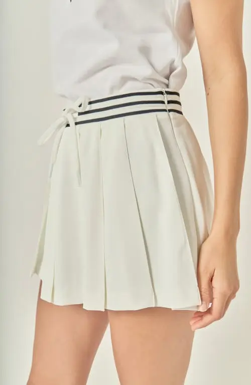 English Factory Pleated Skort