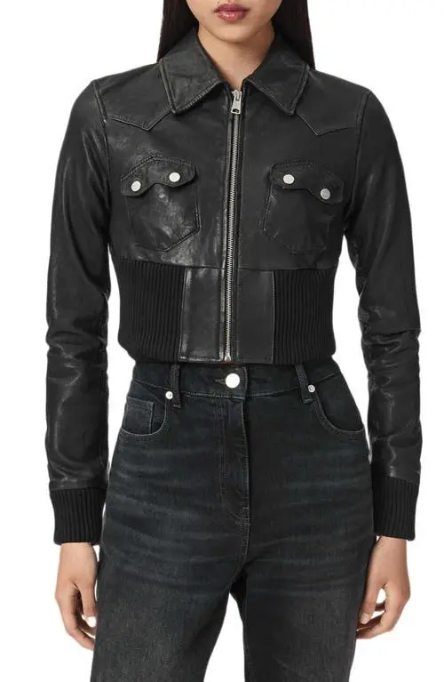 ALLSAINTS Lena Leather Jacket