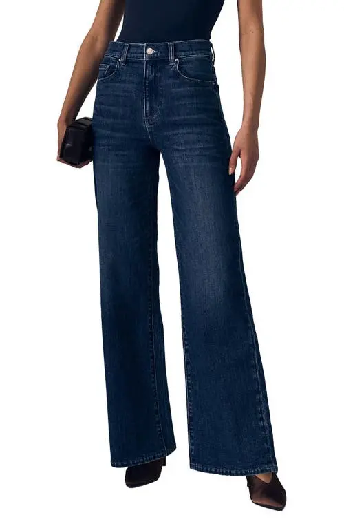 LE JEAN Column High Waist Wide Leg Jeans