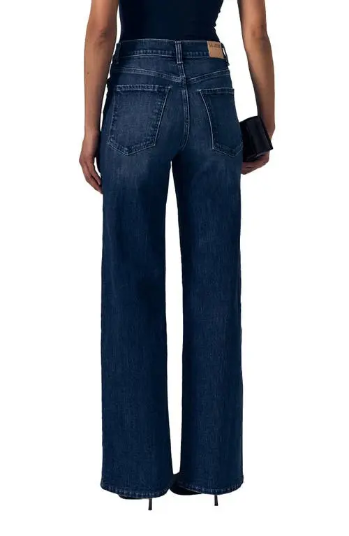 LE JEAN Column High Waist Wide Leg Jeans