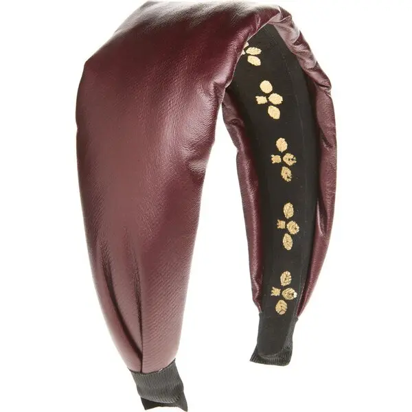 L. Erickson Fallon Headband - Burgundy