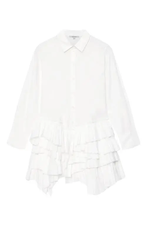 ALLSAINTS Kristi Cotton Ruffle Shirtdress
