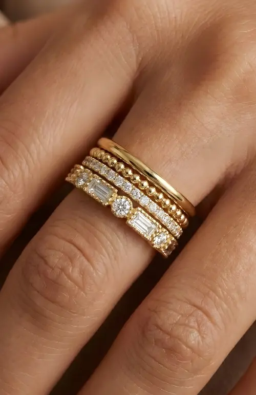 MINT & LILY Vintage Maximalist Ring Stack