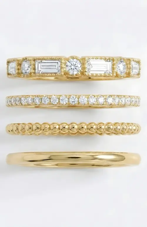 MINT & LILY Vintage Maximalist Ring Stack