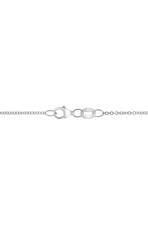 EFFY 14k White Gold Blue Topaz Multi Shape Bar Necklace