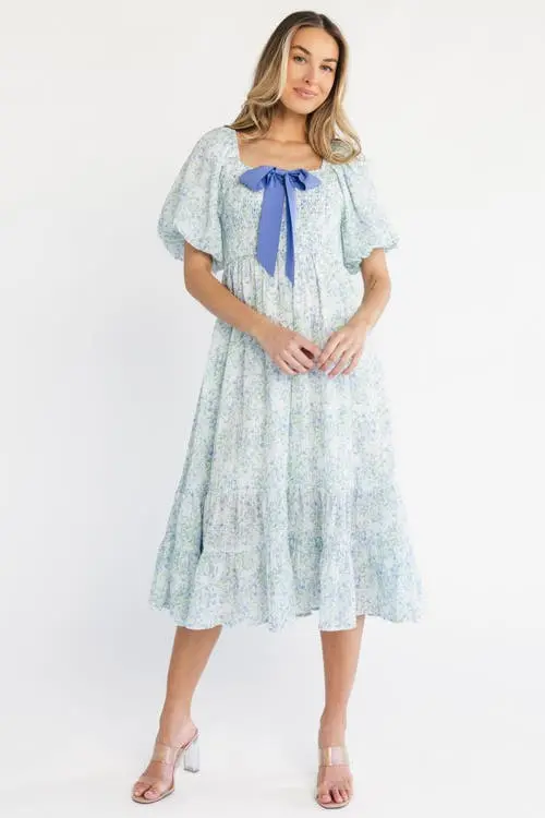 BALTIC BØRN Jane Bow Midi Dress