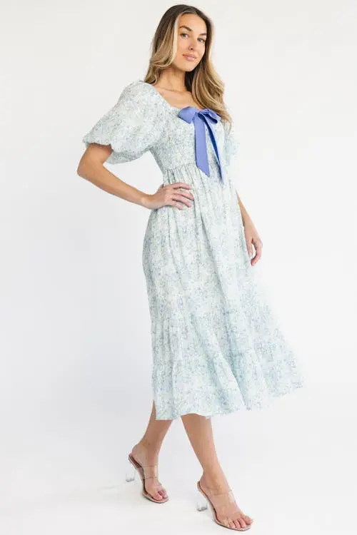 BALTIC BØRN Jane Bow Midi Dress
