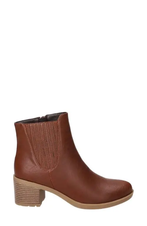 EASY WORKS BY EASY STREET Tulsa Faux Leather Bootie - Tan