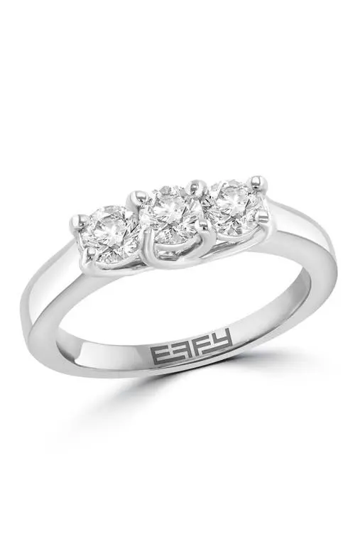 EFFY Three-stone Diamond Ring - 14k Gold
