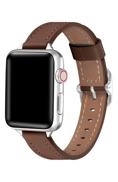 POSH TECH Carmen Skinny Leather Apple Watch® Watchband