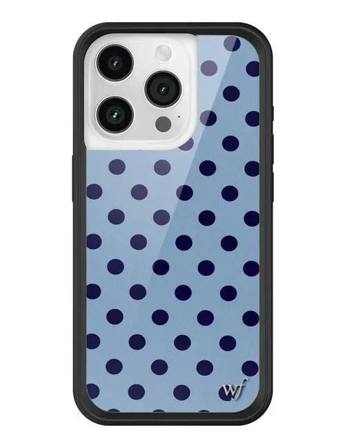 WILDFLOWER CASES Polka Dot | And Navy Iphone Case - Blue