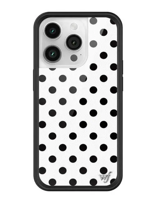WILDFLOWER CASES Polka Dot | And Black Iphone Case
