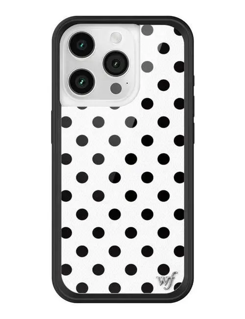 WILDFLOWER CASES Polka Dot | And Black Iphone Case