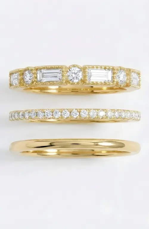MINT & LILY Vintage Ring Stack