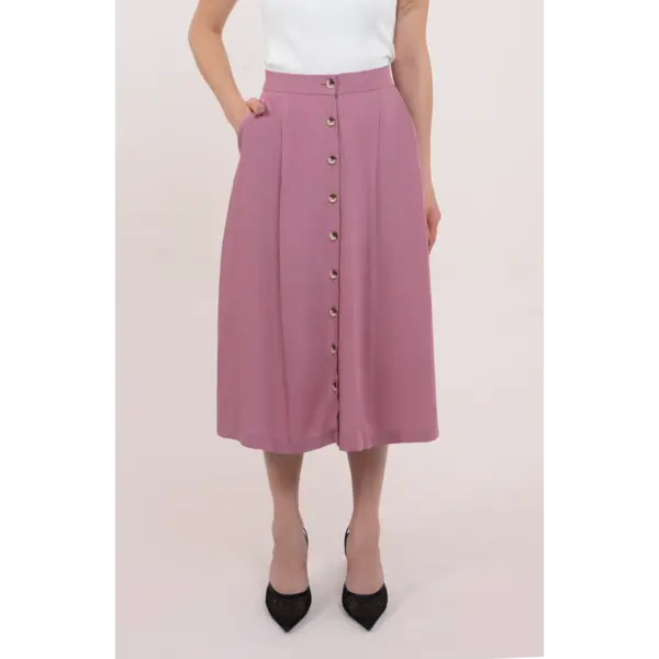 AAM THE LABEL Midi Skirt - Mauve