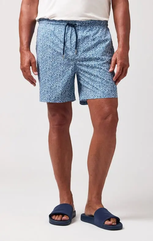 Stone Rose Micro Floral Swim Trunk