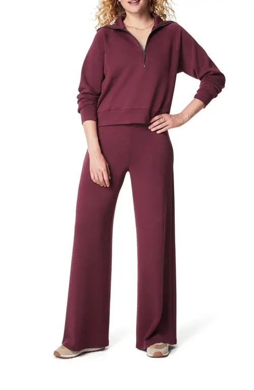 Spanx Airessentials Half Zip Sweatshirt - Ironstone