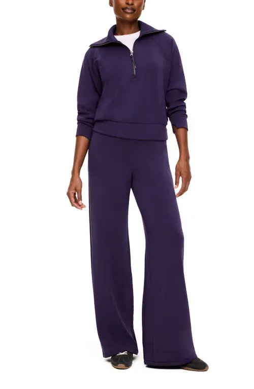Spanx Airessentials Half Zip Sweatshirt - Nocturne