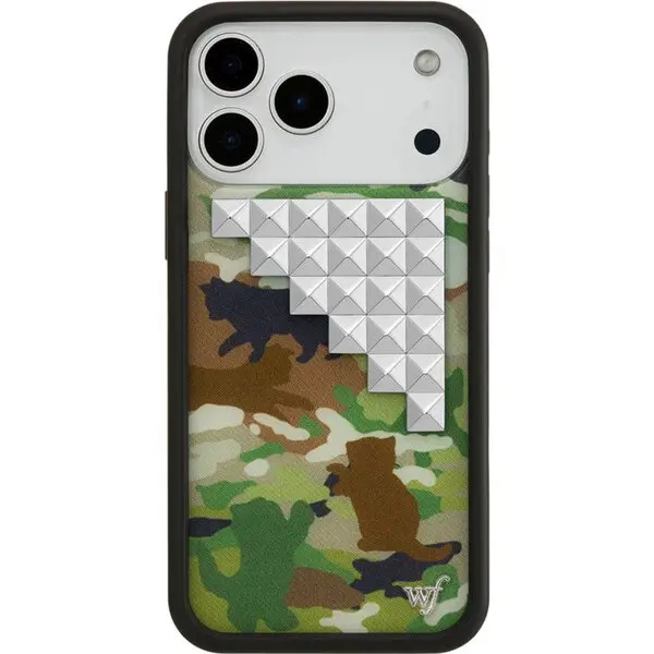 WILDFLOWER CASES Cat Camo Stud /17 Pro/17 Pro Max Case - Iphone 17 Pro Max