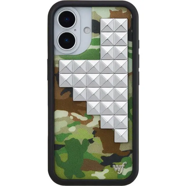 WILDFLOWER CASES Cat Camo Stud /17 Pro/17 Pro Max Case - Iphone 17
