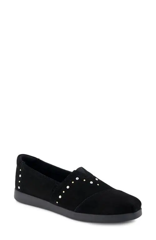 Toms Alpargata Plus Suede Slip-on Sneakers With Stud Embellishments