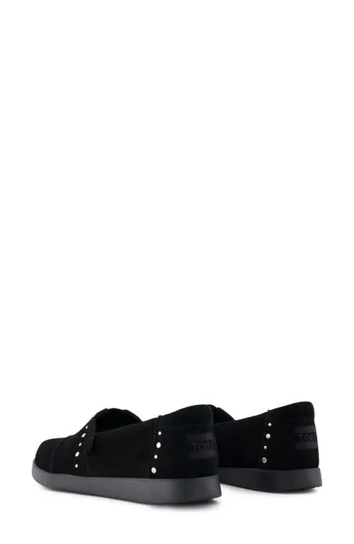 Toms Alpargata Plus Suede Slip-on Sneakers With Stud Embellishments