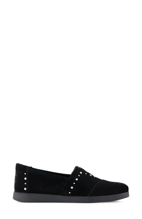 Toms Alpargata Plus Suede Slip-on Sneakers With Stud Embellishments