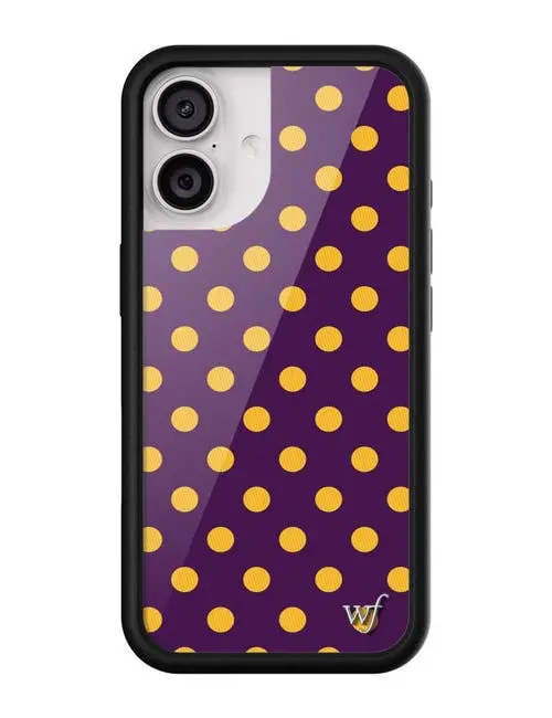 WILDFLOWER CASES Polka Dot | Purple And Yellow /17e/air/17 Pro/17 Pro Max Case - Iphone 17