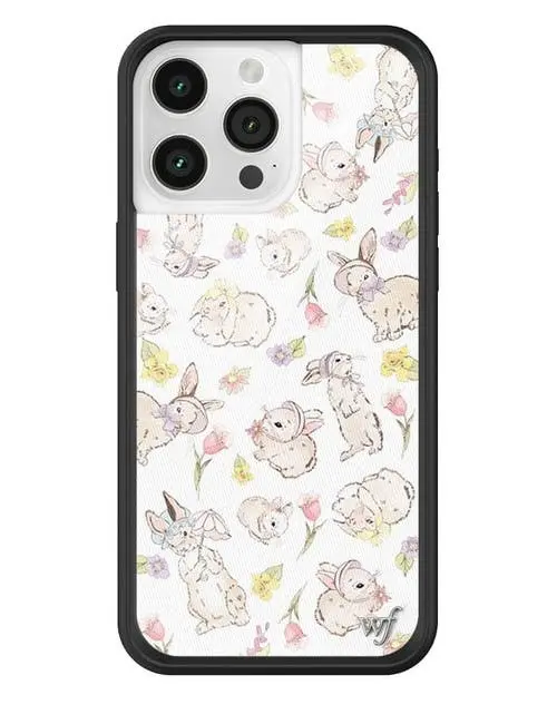 WILDFLOWER CASES Bunnies In Bonnets Iphone Case - White