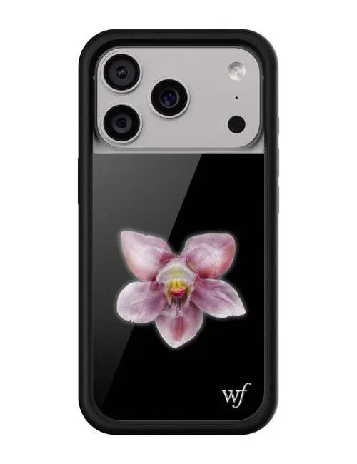 WILDFLOWER CASES Orchid | Black /17e/air/17 Pro/17 Pro Max Case - Iphone 17 Pro