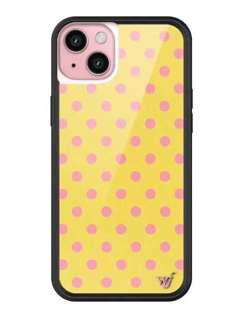 WILDFLOWER CASES Polka Dot | And Pink Iphone Case