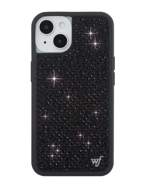 WILDFLOWER CASES Rhinestone Iphone Case - Black