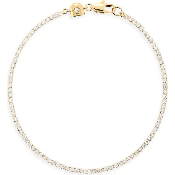 ASTRID & MIYU Tennis Chain Bracelet - Gold