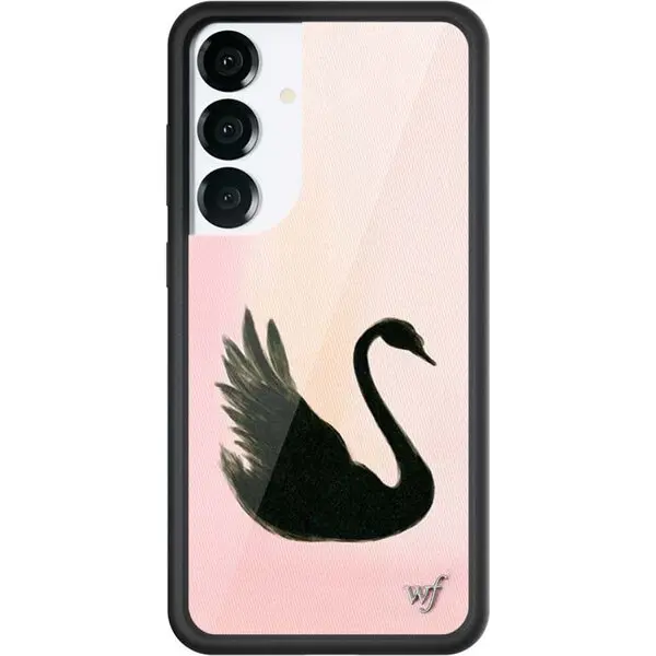WILDFLOWER CASES Black Swan Samsung /s25 Edge/s25 Plus/s25 Ultra Case - Galaxy S25 Plus