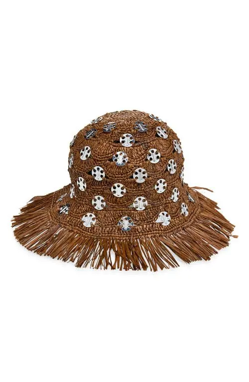 Rabanne Raffia Bucket Hat