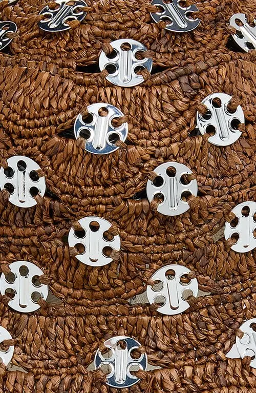 Rabanne Raffia Bucket Hat