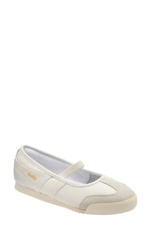 Gola Celestra Leather Mary Jane Sneaker - White/white