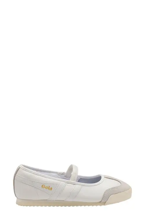 Gola Celestra Leather Mary Jane Sneaker - White/white
